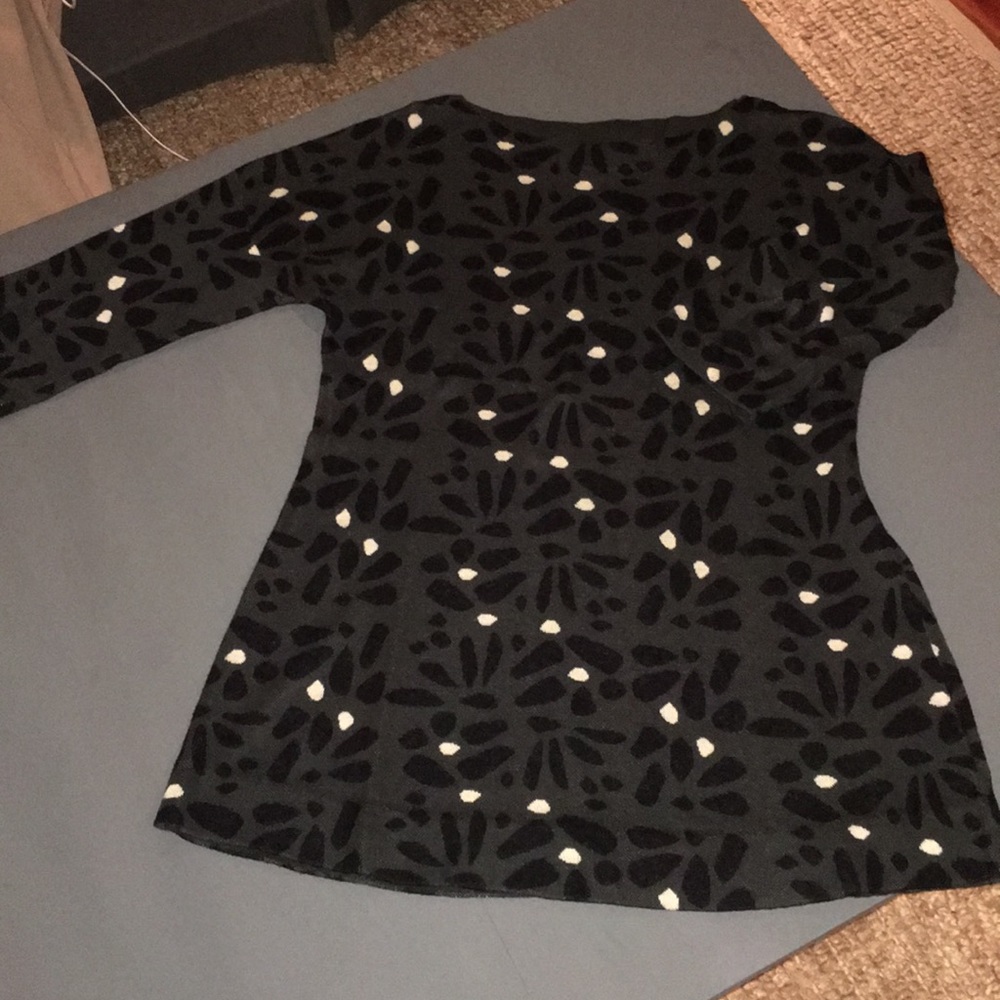 Anthro Field & Flower Boatneck Tunic Sweater - Gem